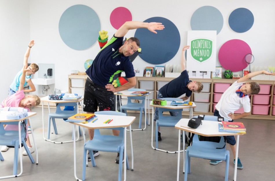 Spalis vėl taps „Olimpiniu mėnesiu“: prasideda pradinių klasių ...