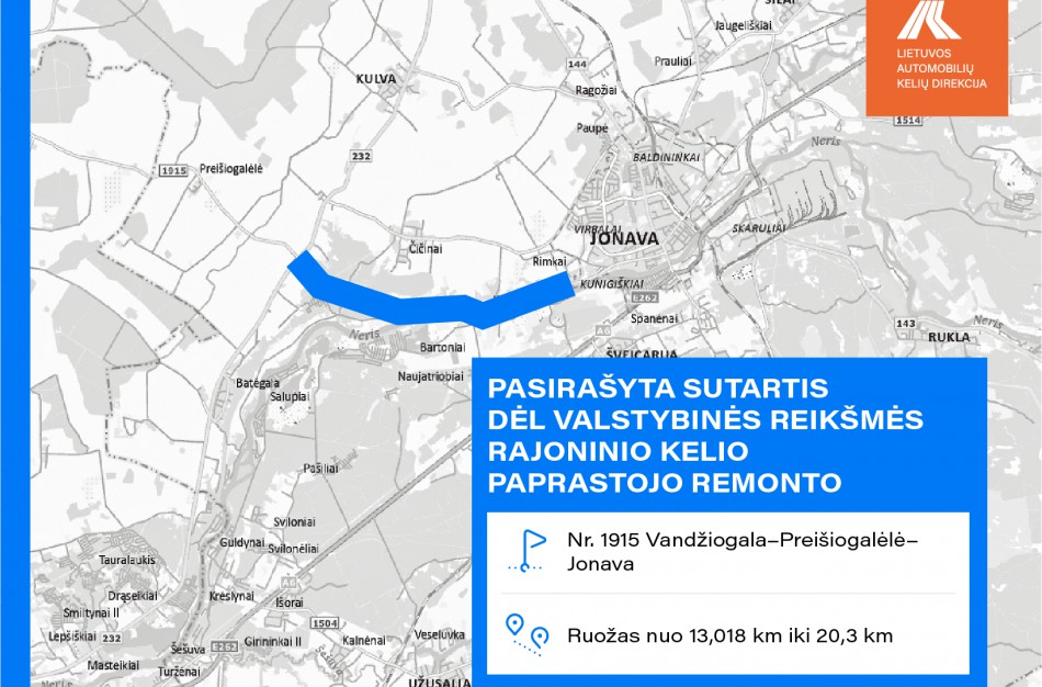 Pasirašyta 14 paprastojo remonto, žvyrkelių asfaltavimo ir tiltų ...